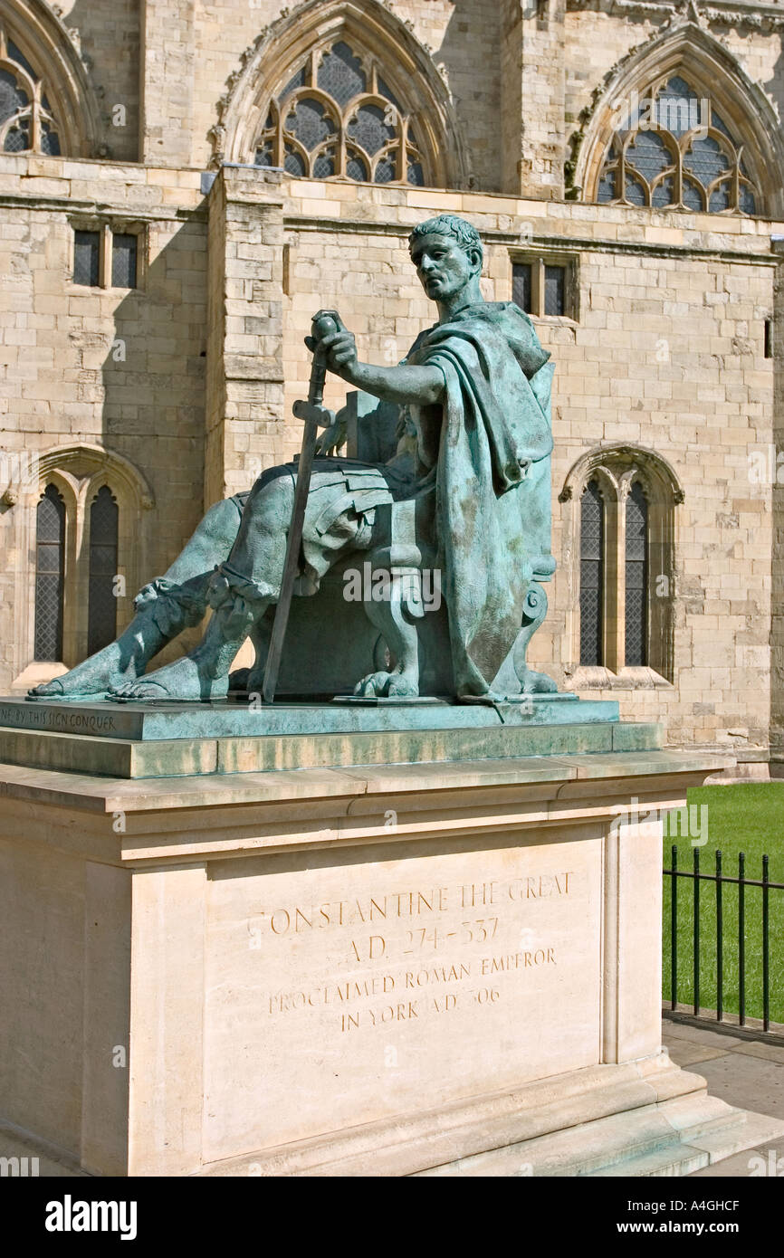 York emperor constantine memorial hi-res stock photography and images ...