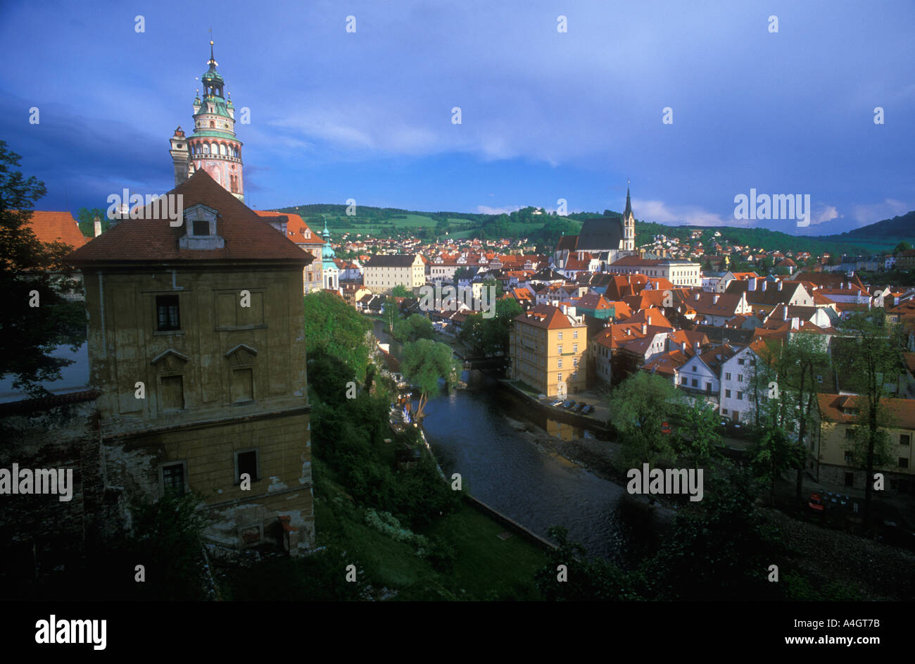 Overview cesky krumlov hi-res stock photography and images - Alamy