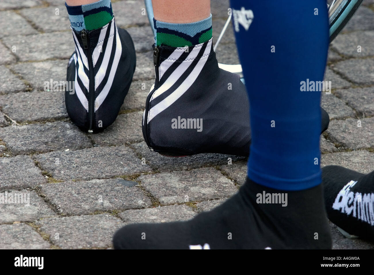 Cyclist Feet of racing cyclist Stock Photo - Alamy