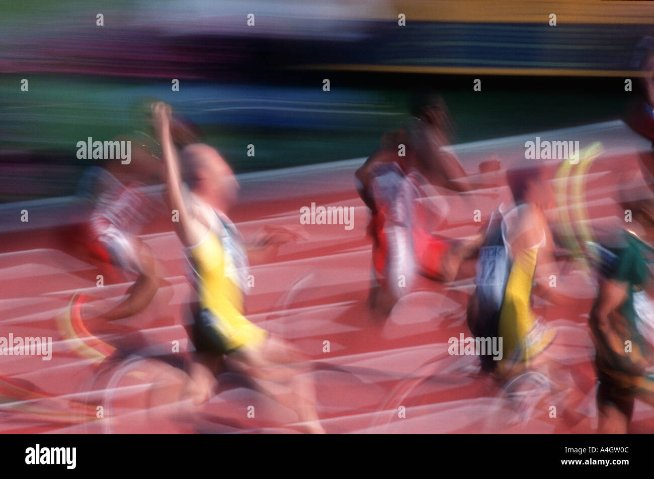Sprinters in motion hi-res stock photography and images - Alamy