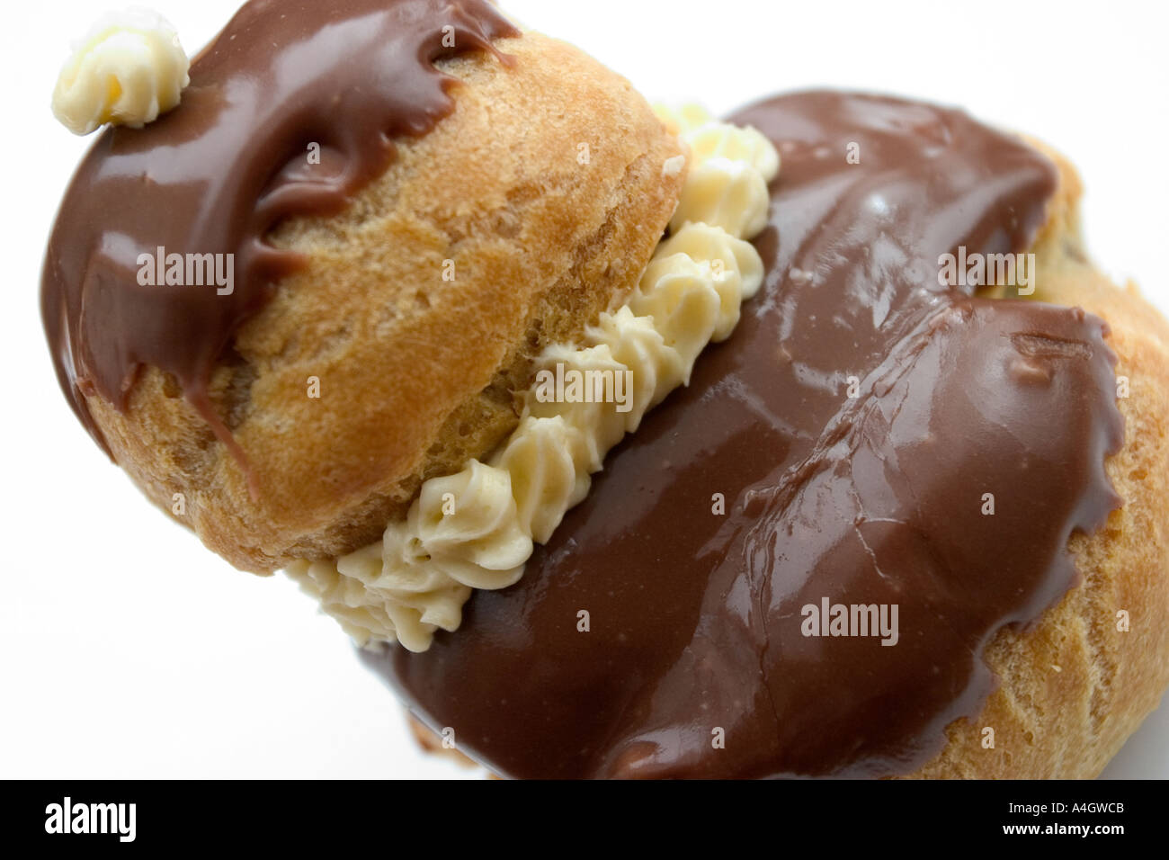 french delicious religieuse patisserie Stock Photo - Alamy