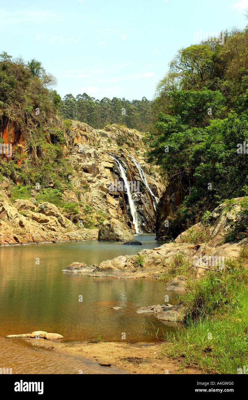 Waterfall in Swazi Cultural Village, Mbabane Swaziland Stock Photo - Alamy