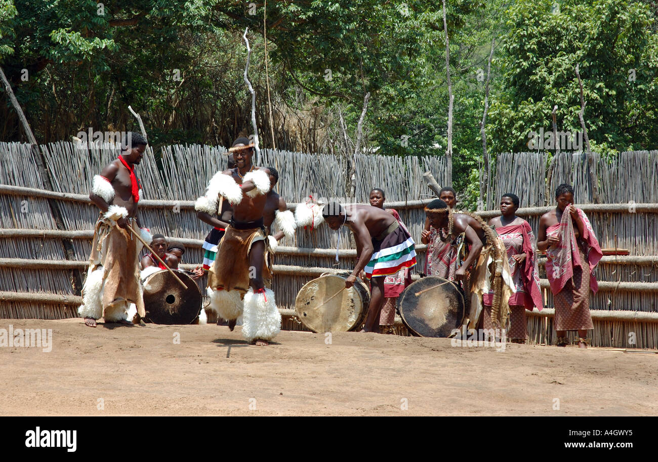 Swazi cultural village hi-res stock photography and images - Alamy