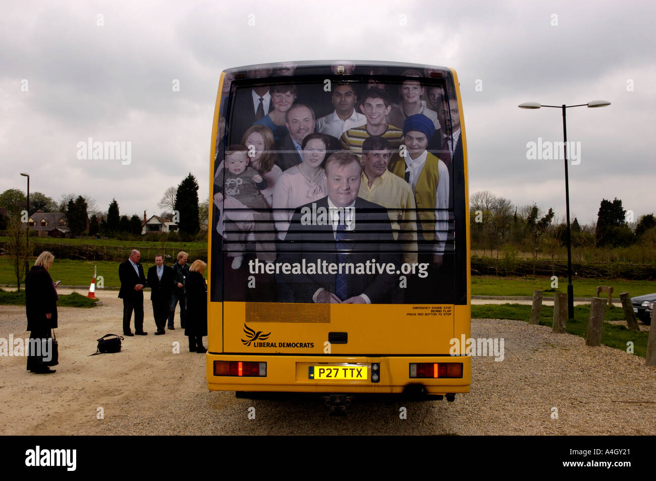 Liberal democrats bus hi-res stock photography and images - Alamy