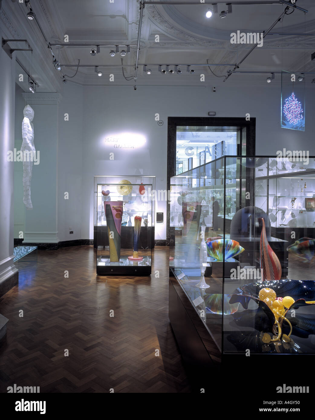 THE GLASS GALLERY - V&A MUSEUM, LONDON, UK Stock Photo - Alamy