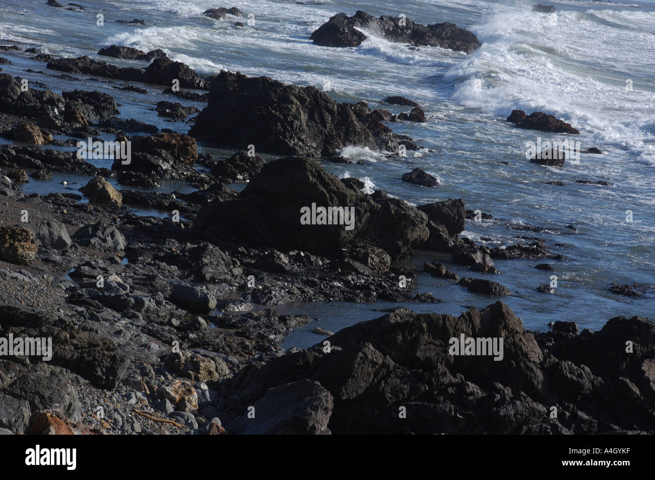 Rugged California Coast Stock Photo - Alamy