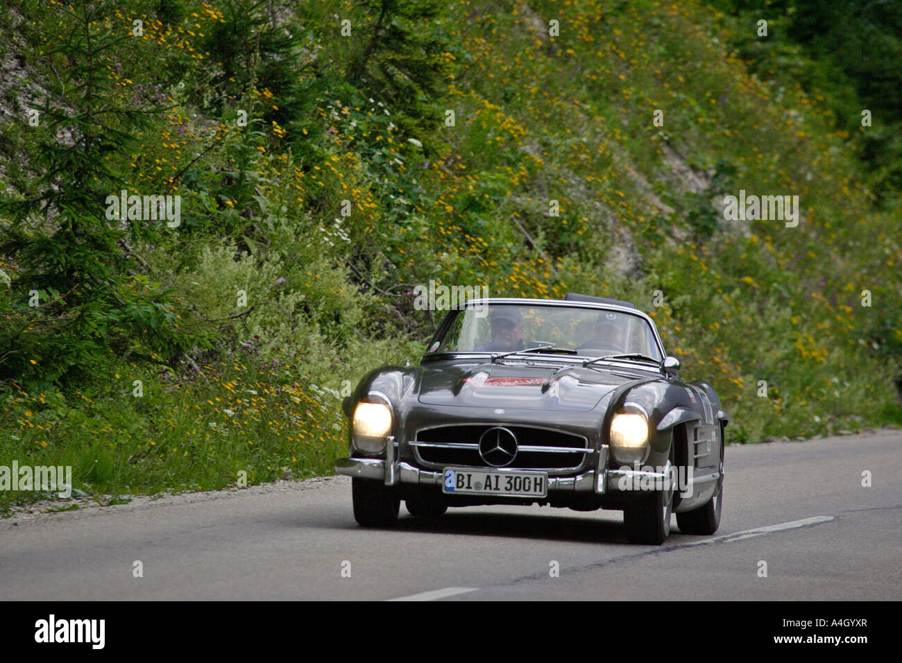 Mercedes-Benz 300 SL built 1963, oldtimer race Ennstal classic 2005 ...