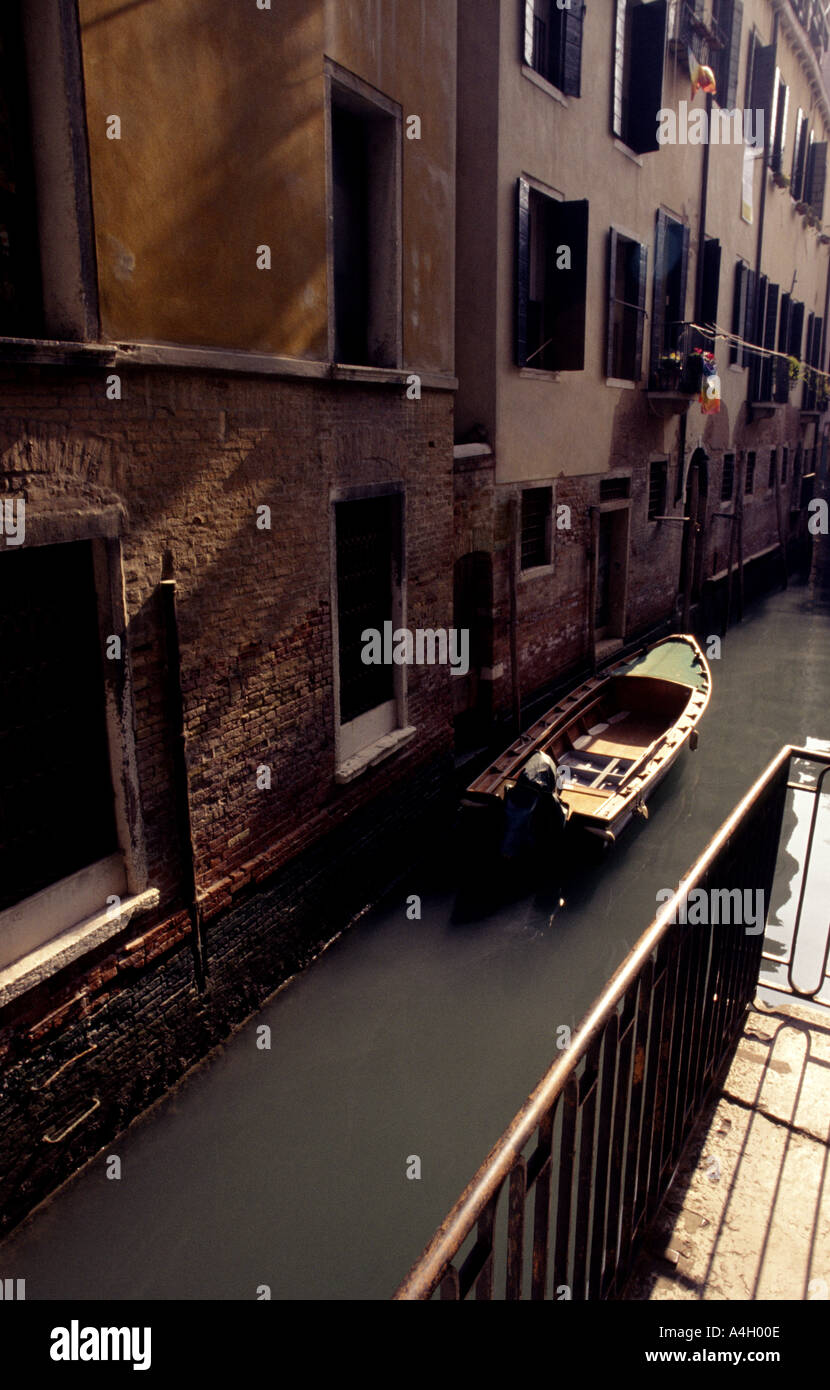 One of many canals with typical Venusian canal building late afternoon ...
