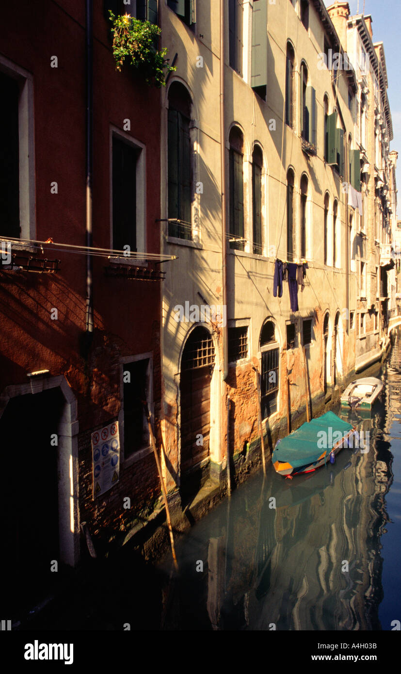 One of many canals with typical Venusian canal building late afternoon ...
