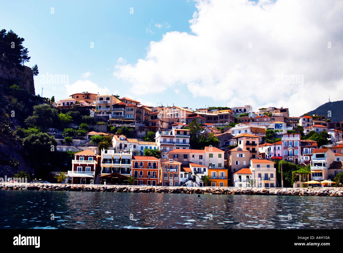 Parga Town Greece Stock Photo - Alamy