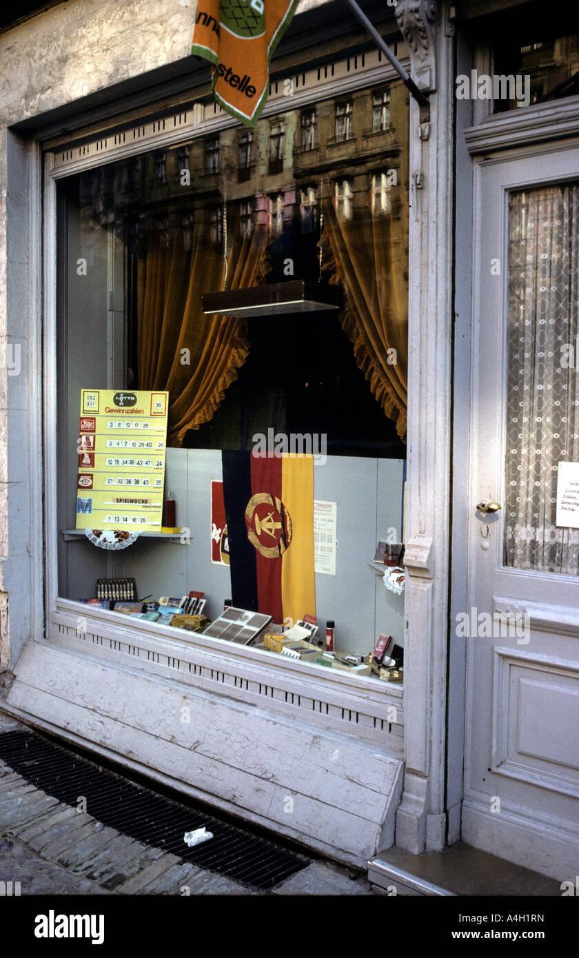 Shop in East-Berlin, GDR Stock Photo - Alamy