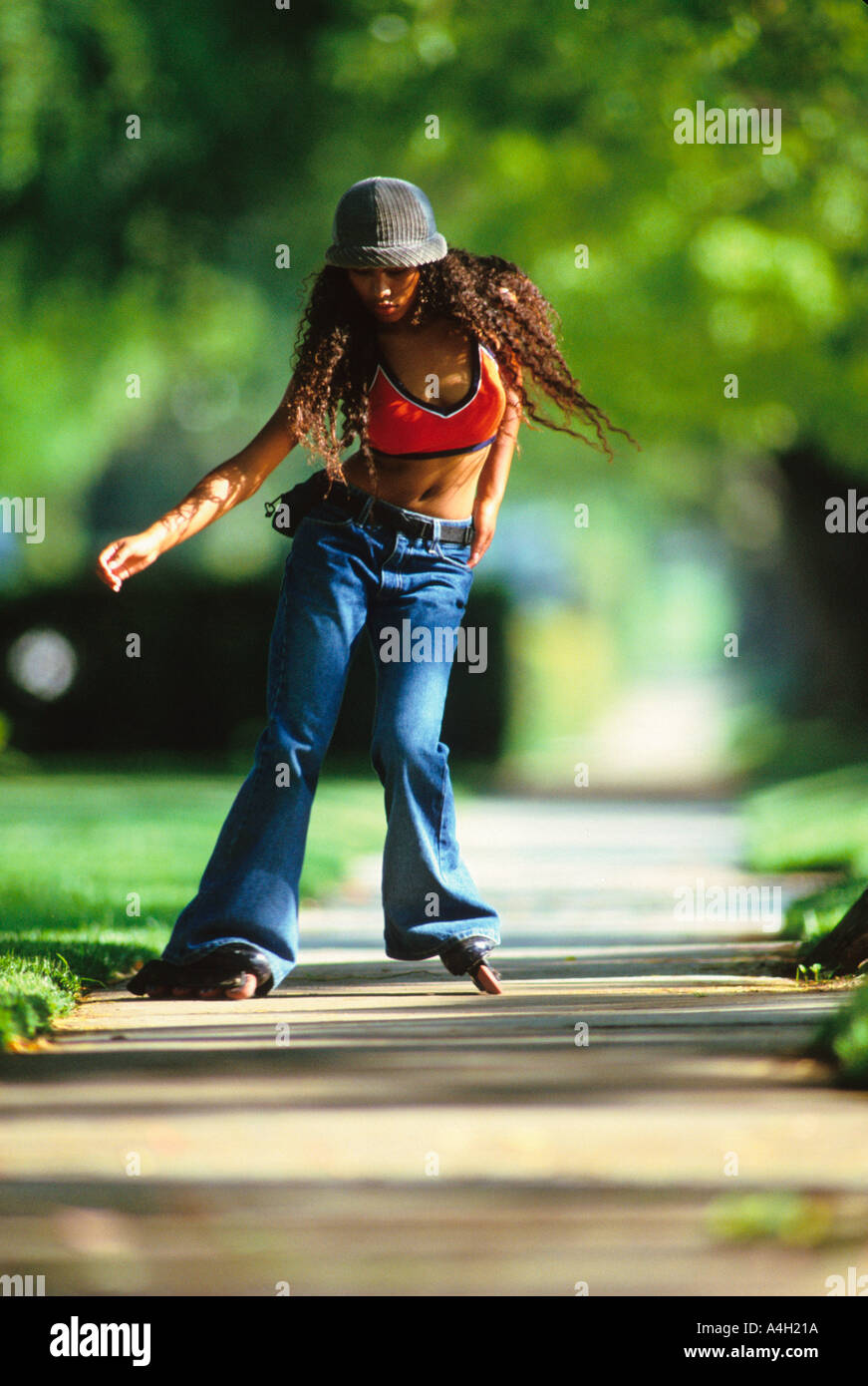 In Line Skating sports Stock Photo - Alamy