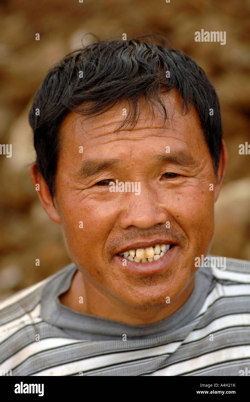 Portrait of a construction worker, Beijing, China Stock Photo - Alamy