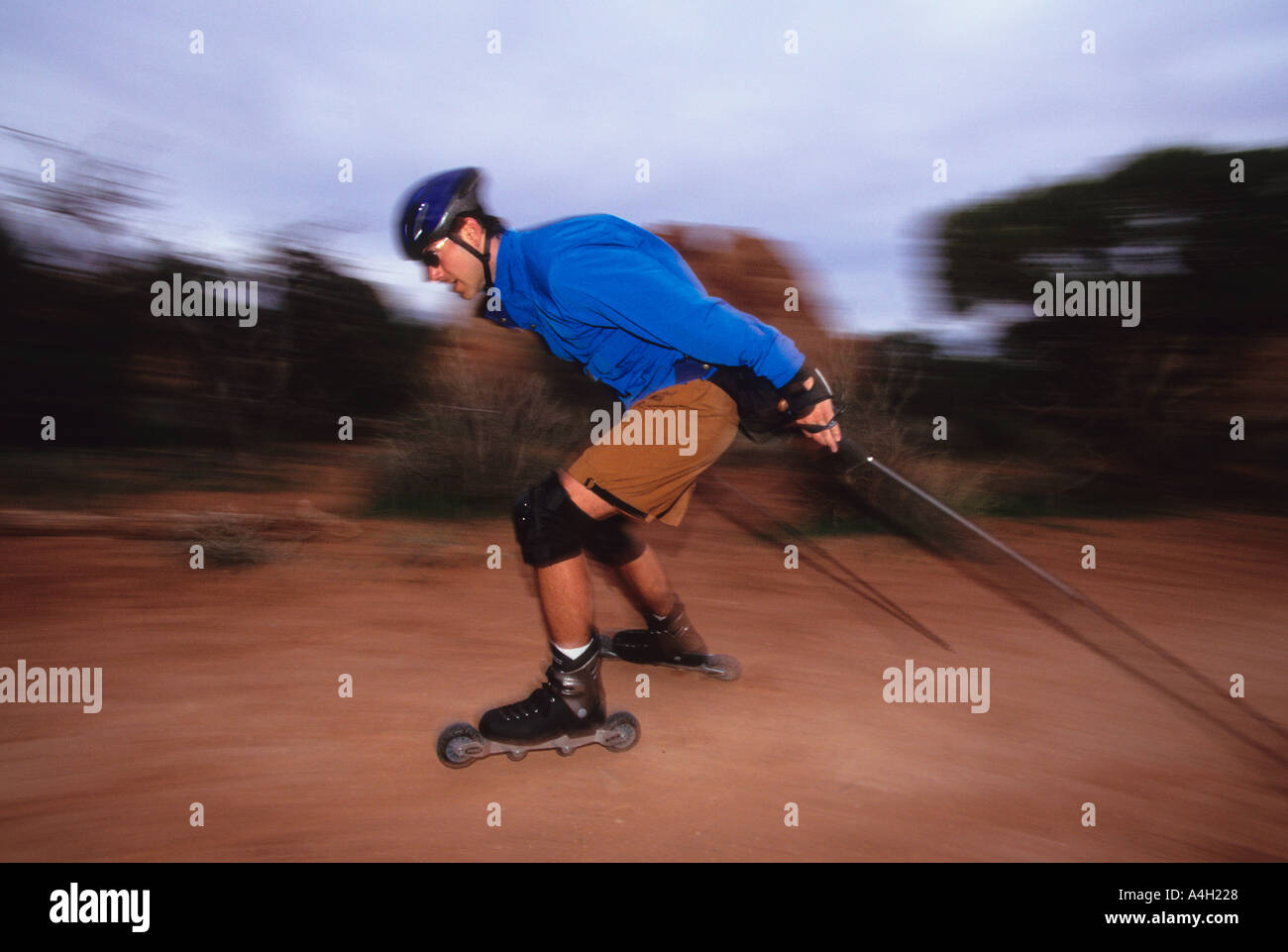 Off Road In Line Skating sports Stock Photo - Alamy