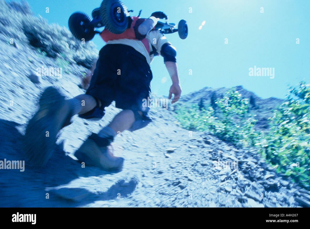 Mountain boarding SPORTS Stock Photo - Alamy