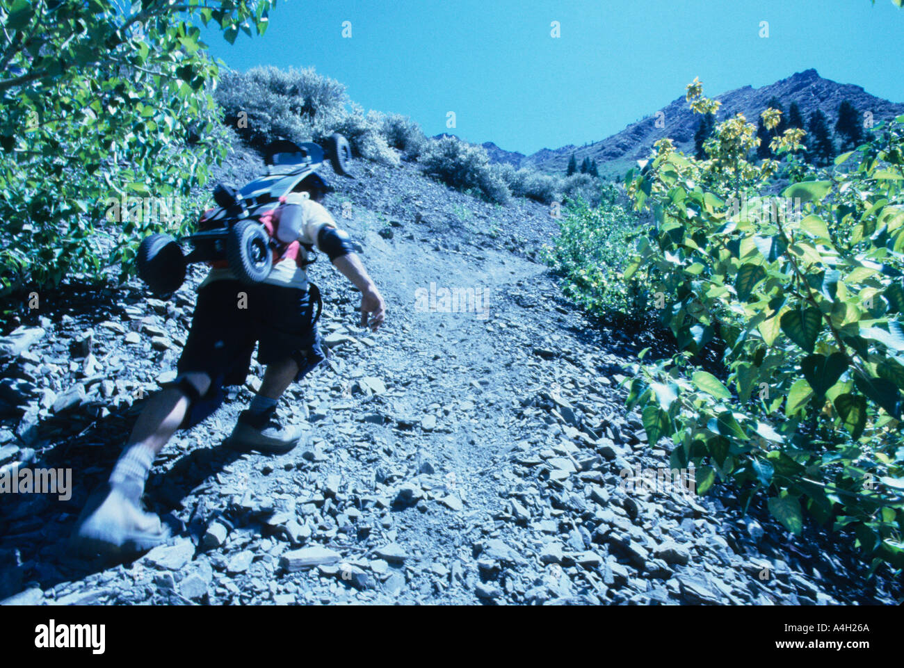 Mountain boarding SPORTS Stock Photo - Alamy