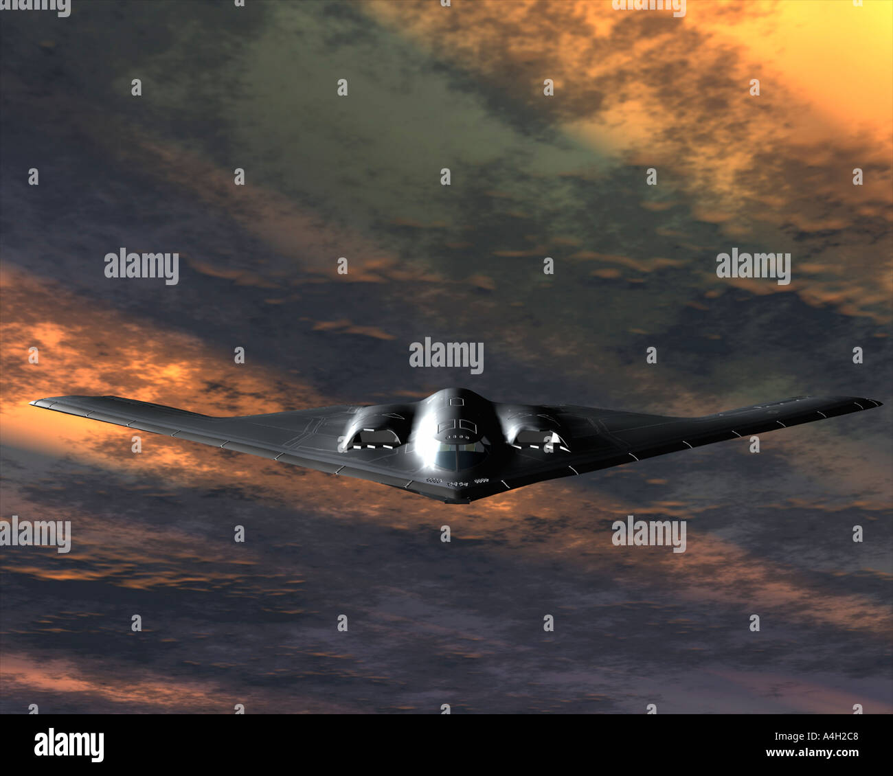 B 2 Stealth bomber Stock Photo - Alamy