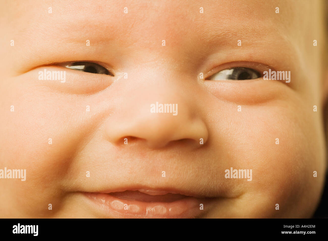 Closeup of a baby s face Stock Photo - Alamy