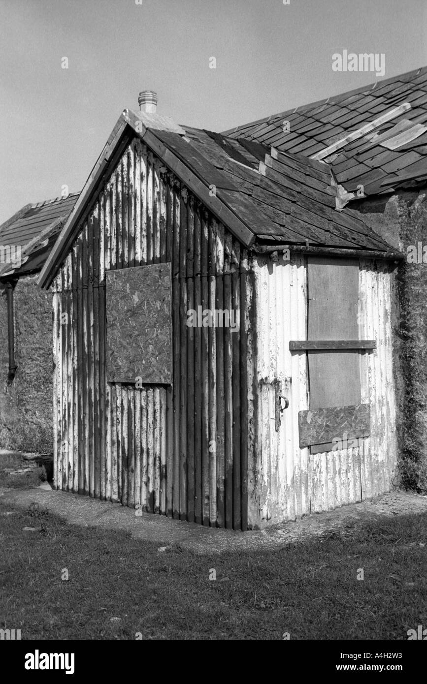 Abandoned cottage croft desolate remote unoccupied empty scotland ...