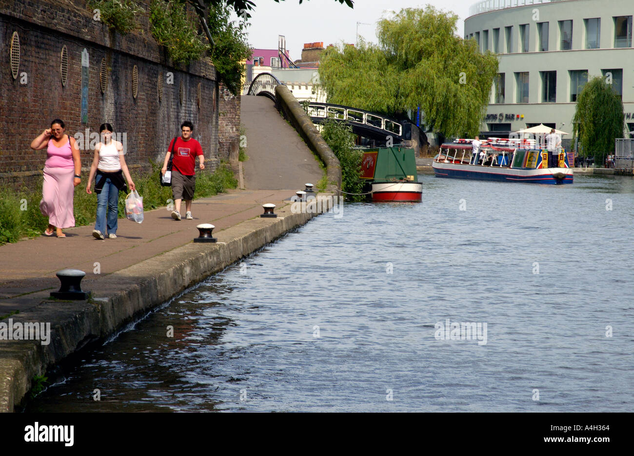 Regents Canal at Camden Lock London England UK Stock Photo - Alamy