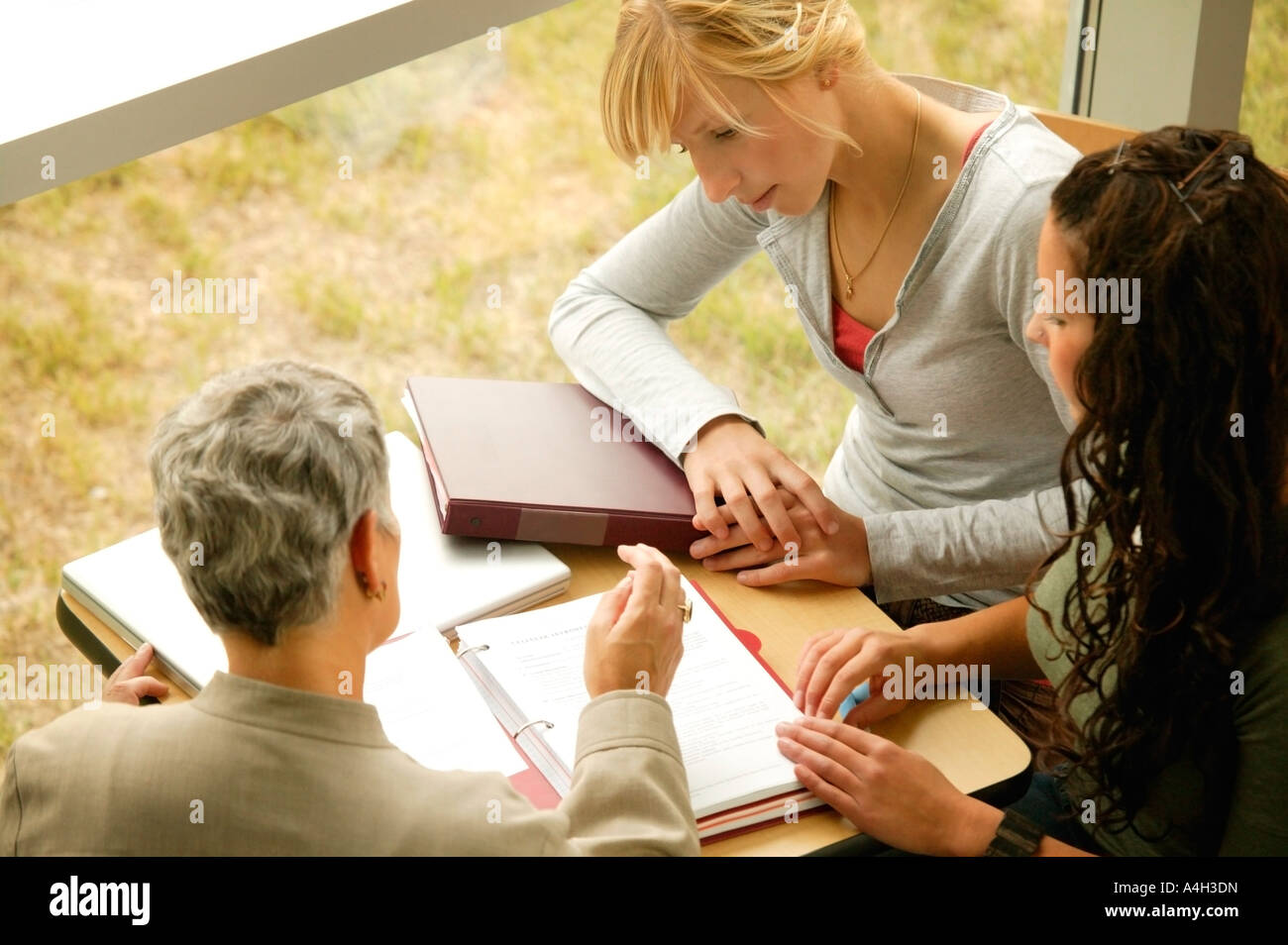Working on documents Stock Photo - Alamy