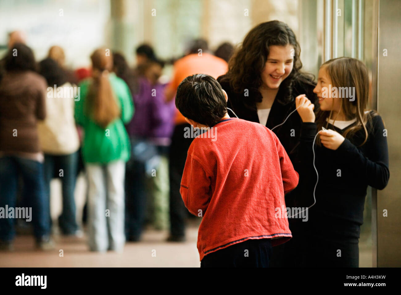 Students playing around Stock Photo - Alamy