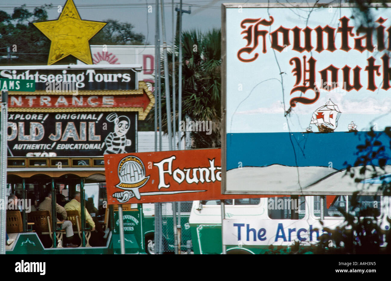 With old advertising signs hi-res stock photography and images - Alamy