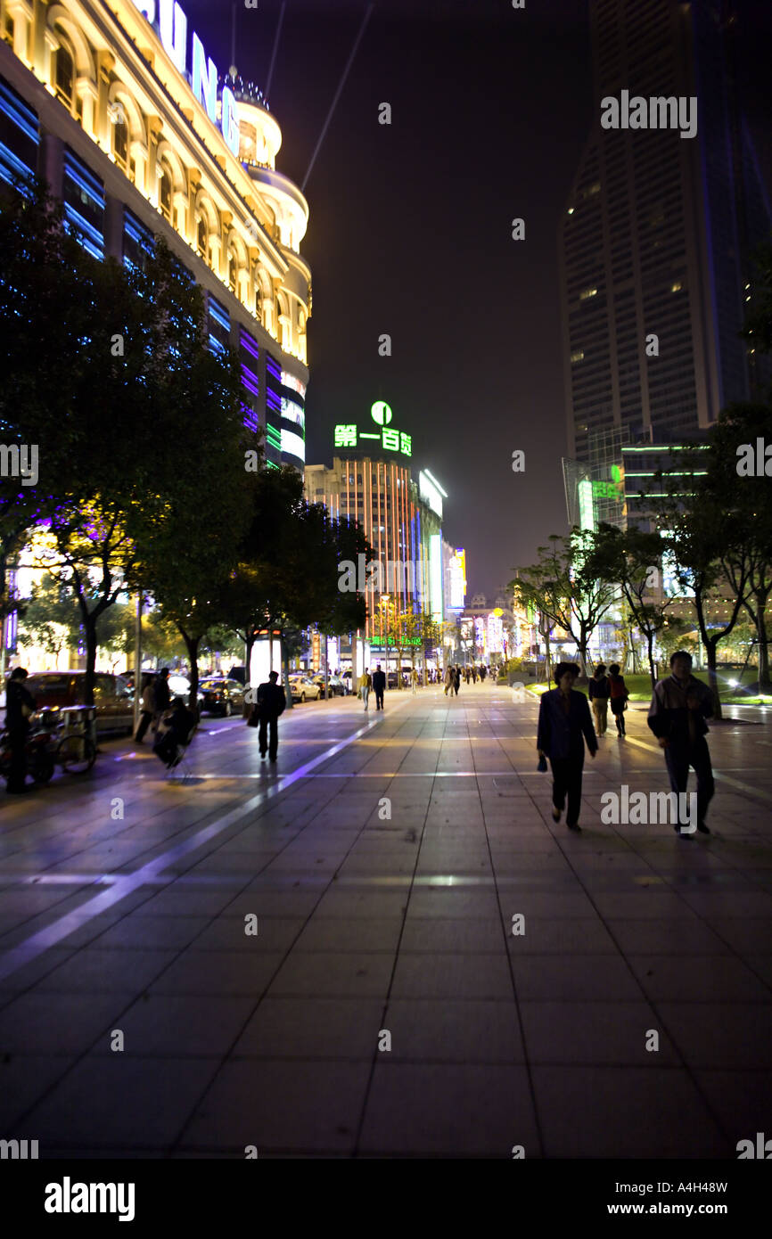 China shanghai neon lights on hi-res stock photography and images - Alamy