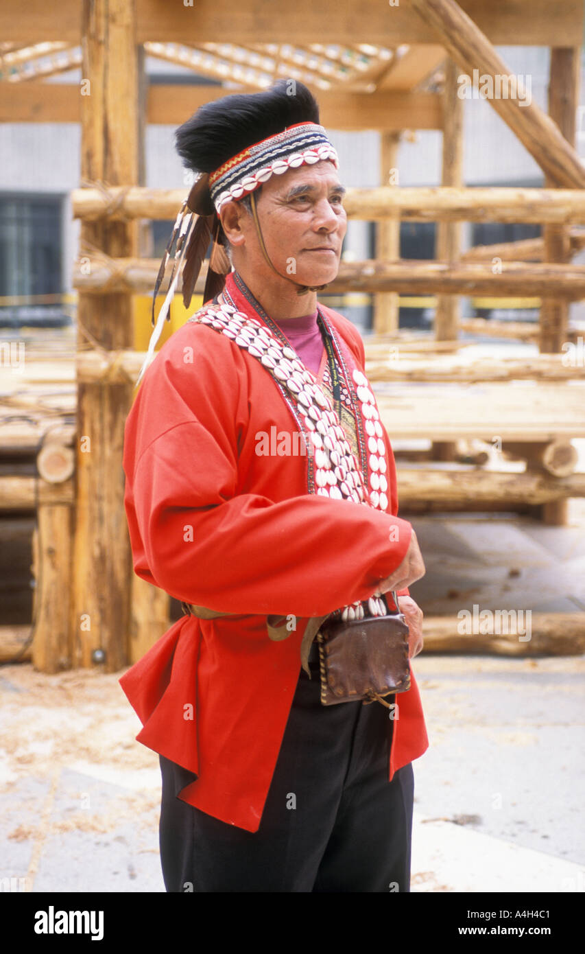 Taiwan Tsou Tribe Aboriginal Chief Republic of China Stock Photo - Alamy