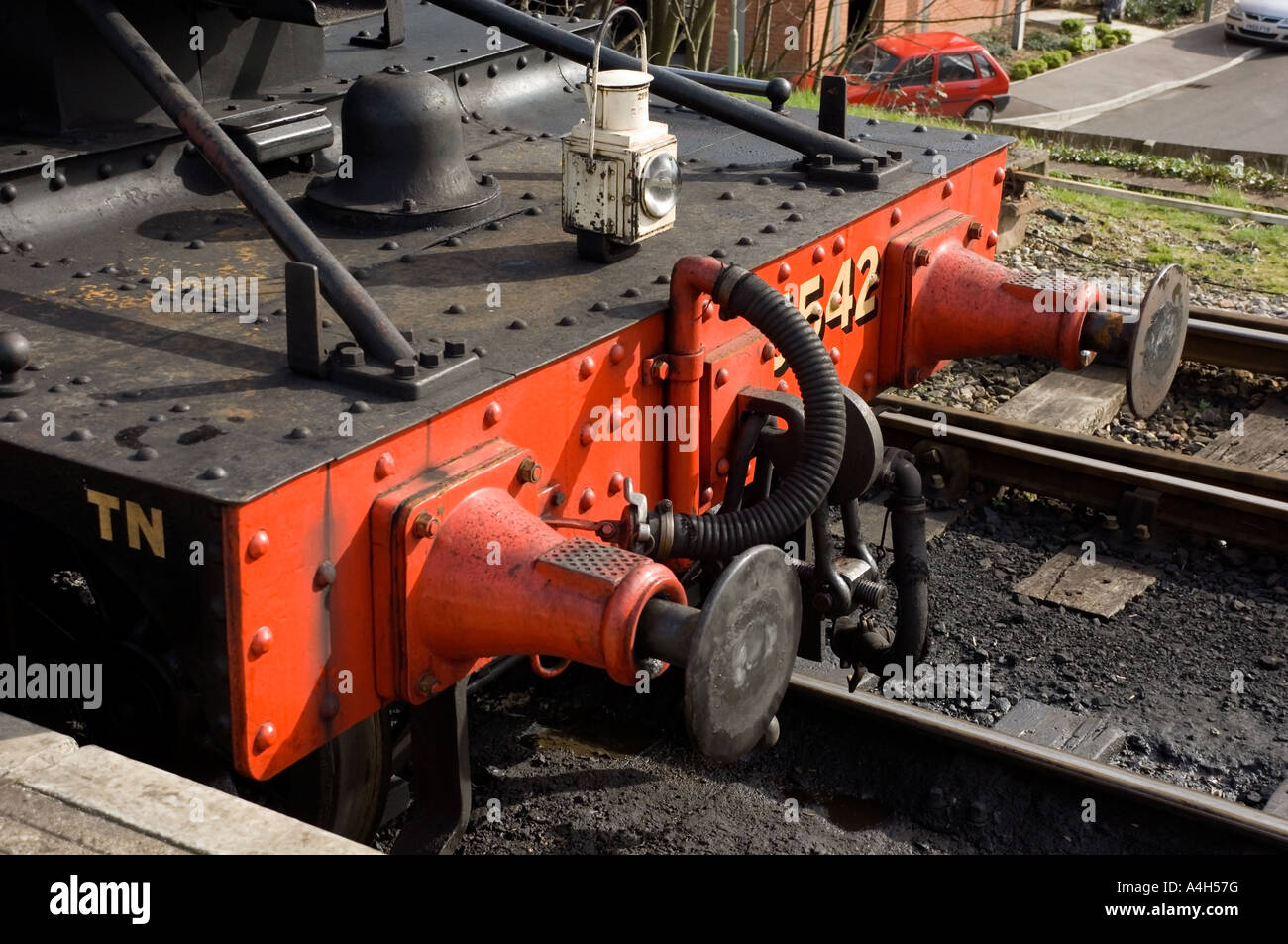 Buffer Beam of Prairie Tank - 1 Stock Photo - Alamy