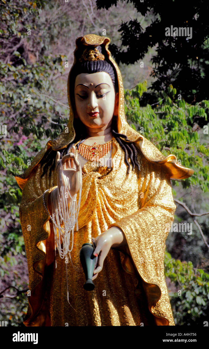 Kuan Yin the goddess of compassion at the Tiger Cave temple complex at ...
