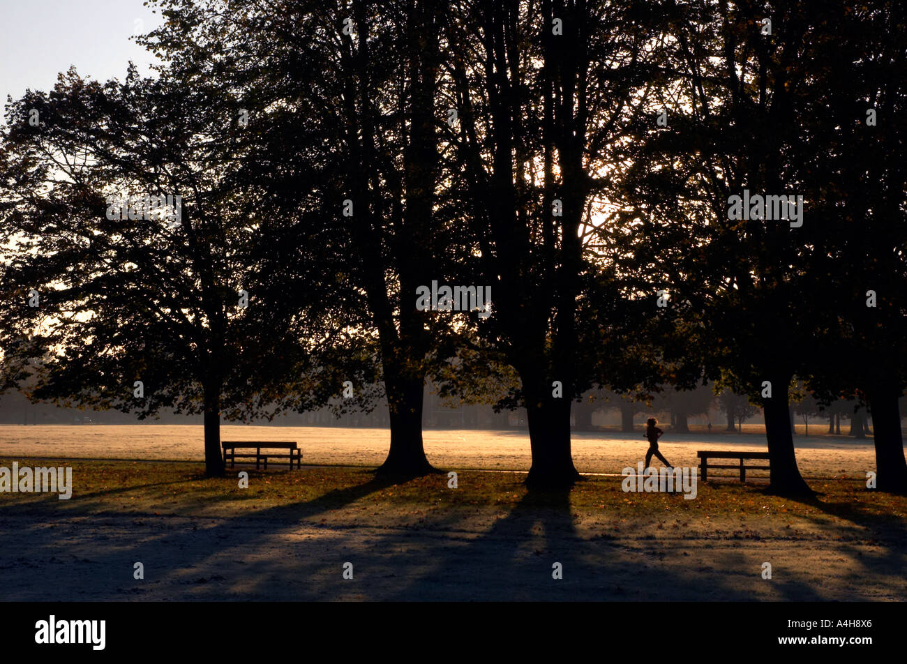 Sunrise pontcanna fields cardiff hi-res stock photography and images ...