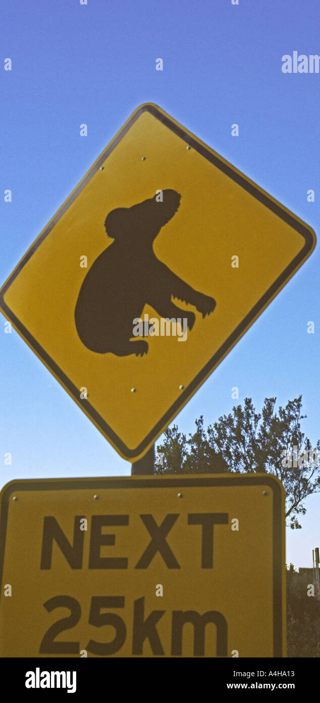 Great ocean road koala road sign hi-res stock photography and images ...