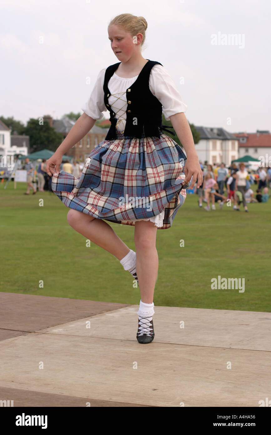 Scottish Highland Dancer Stock Photo - Alamy