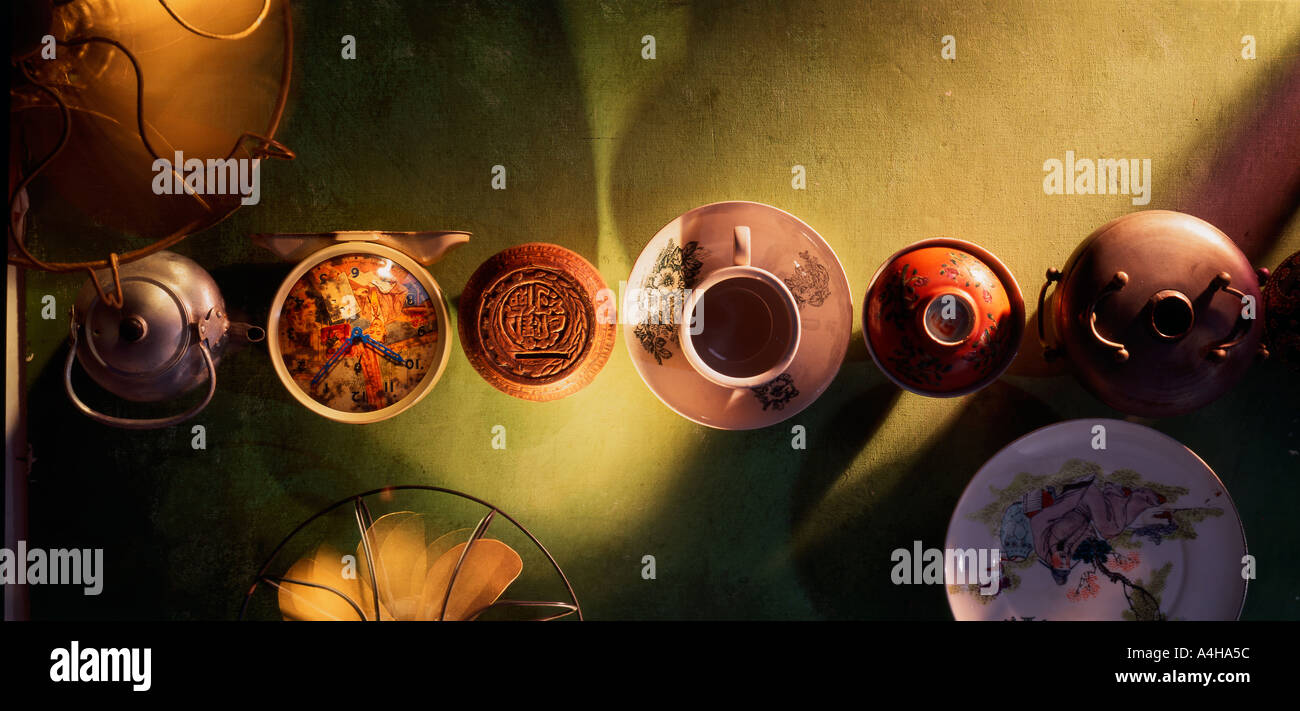 Nostalgic Items Display Stock Photo - Alamy