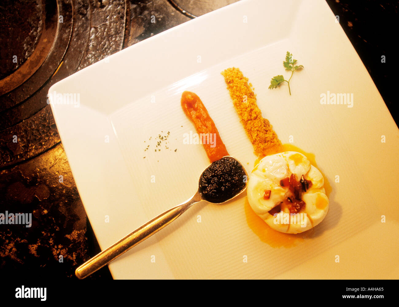 Spain San sebastian the famed food of Chef Juan Maria Arzak Stock Photo ...