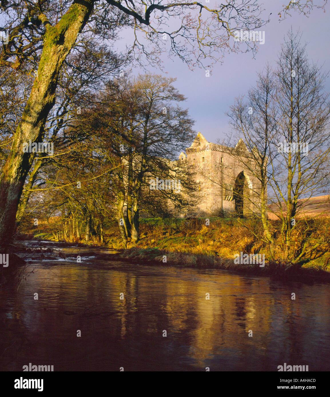 Hermitage Castle Scottish Borders Scotland Stock Photo - Alamy