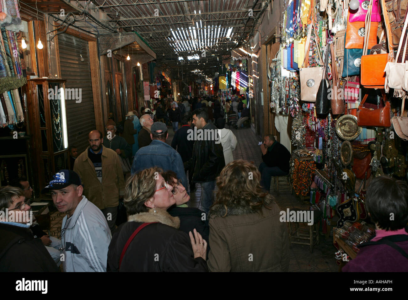 Marrakech Morocco souk passageway, Marrakech, Morocco Stock Photo - Alamy