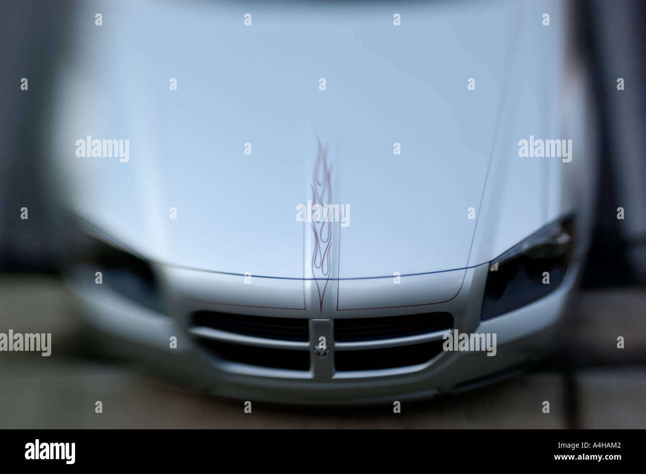 Dodge Magnum wagon. Top view of hood Stock Photo - Alamy