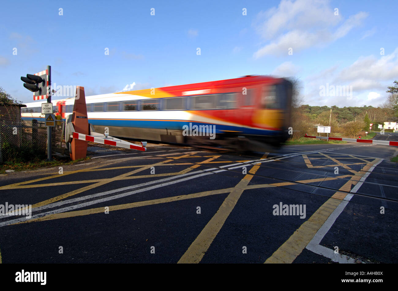 Open Level Crossing Gates High Resolution Stock Photography and Images ...