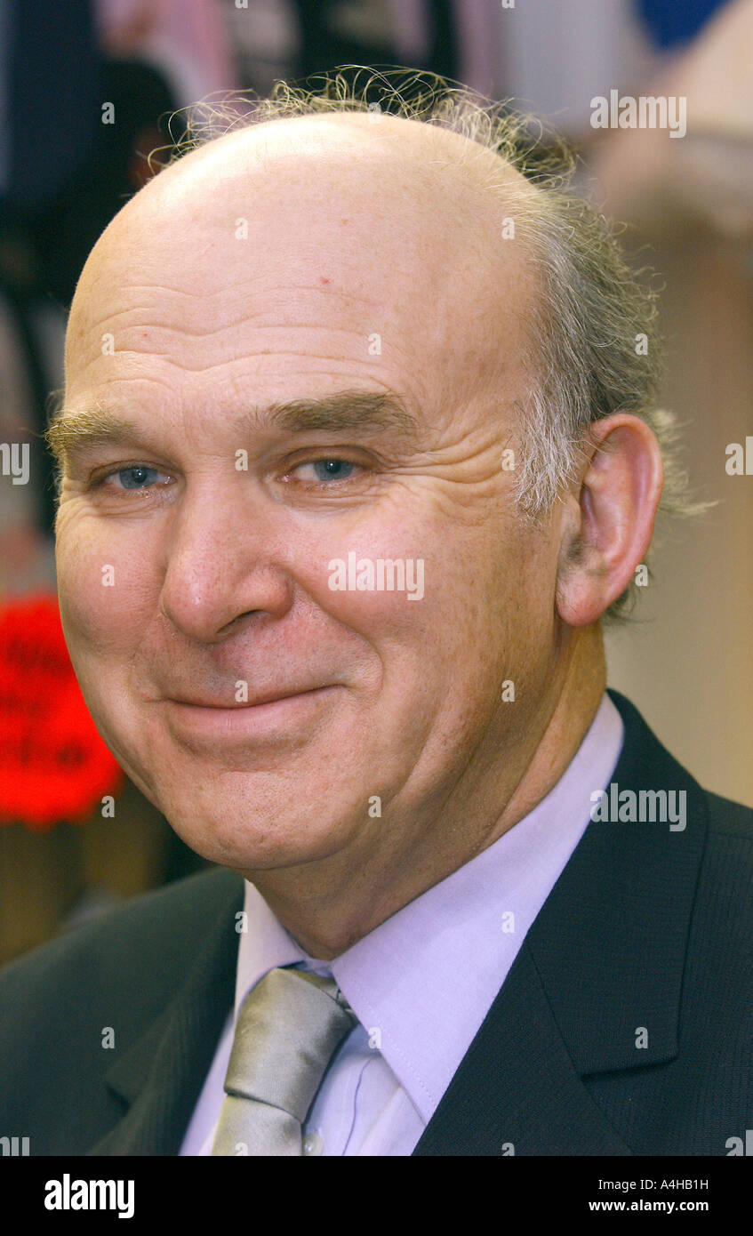 Vince Cable MP Stock Photo - Alamy