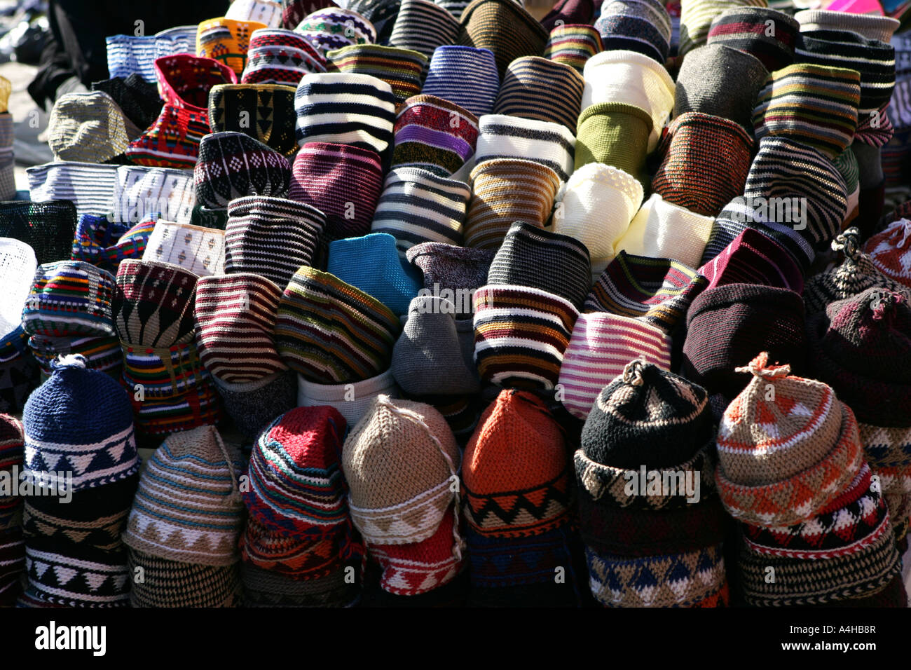 Marrakech Morocco hats Stock Photo - Alamy