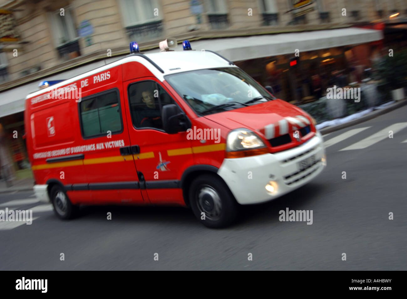 Fire Bigade, Paris, France, Brigade de sapeurs- pompiers de Paris Stock ...