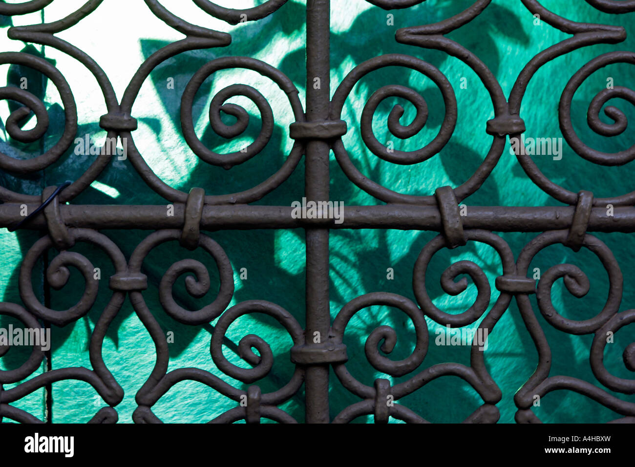 Leaf shape design grill hi-res stock photography and images - Alamy