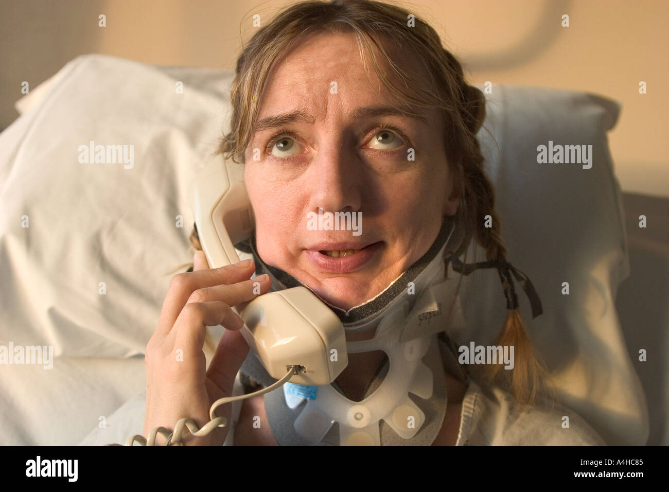 A patient in a hospital Stock Photo - Alamy