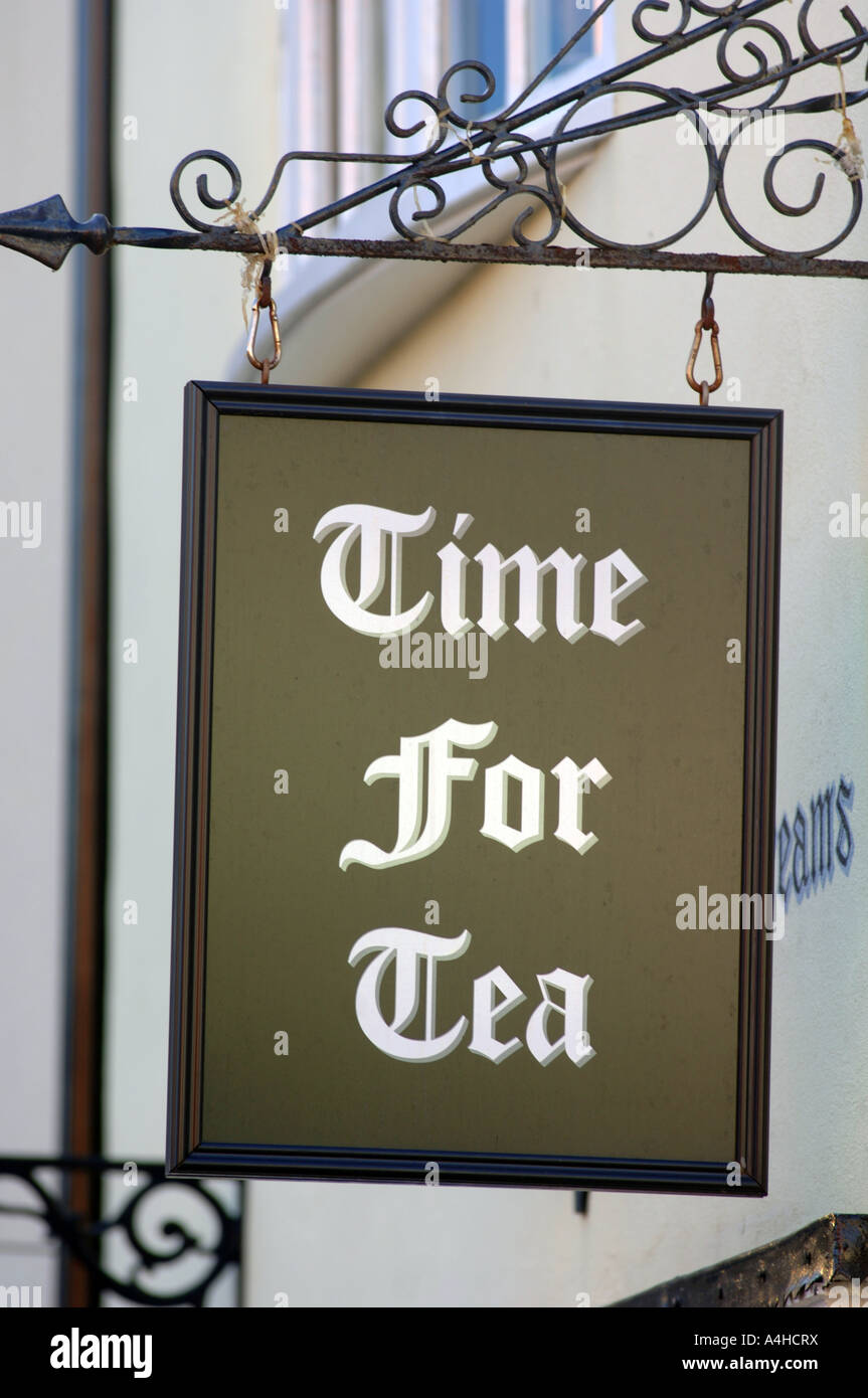 Time for Tea sign Stock Photo - Alamy