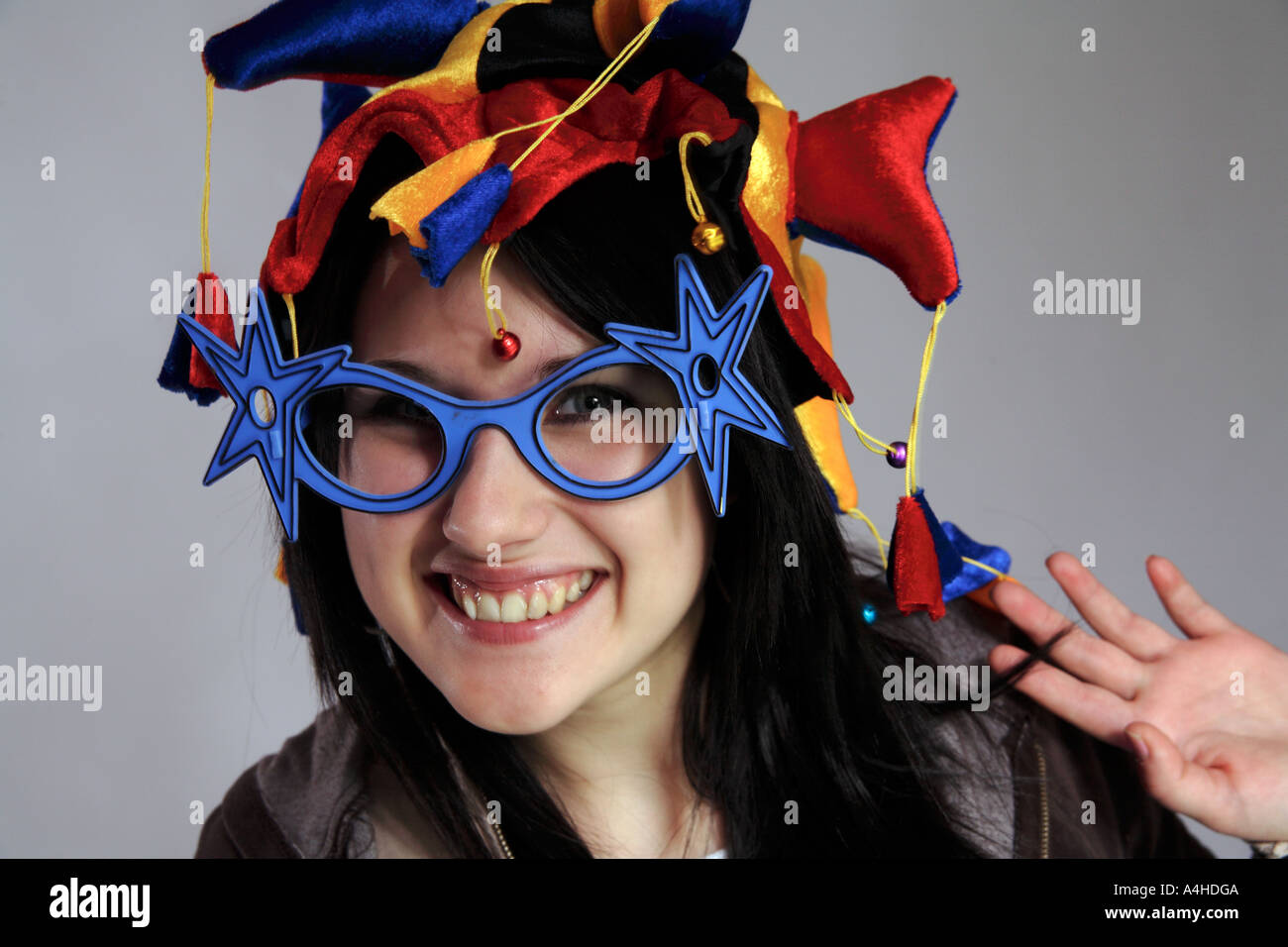 Female jester hat hi-res stock photography and images - Alamy