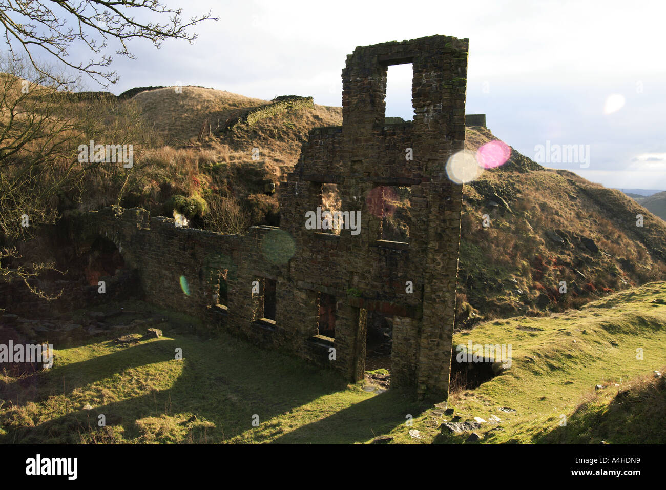 Cheesden Lumb Lower Mill archaeological remains Cheesden Valley Heywood ...