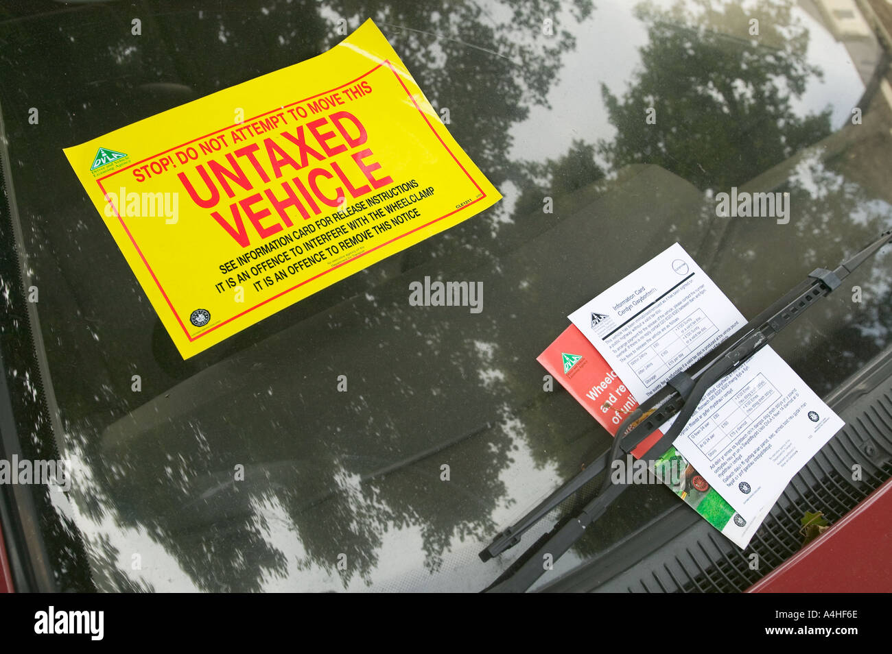 Car registration sticker hi-res stock photography and images - Alamy