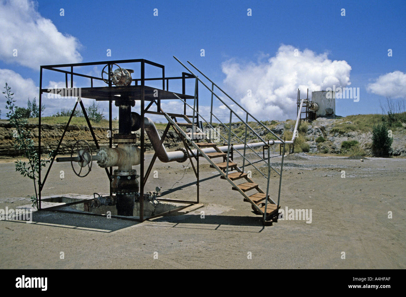 Geothermal plant Kenya Africa Stock Photo - Alamy